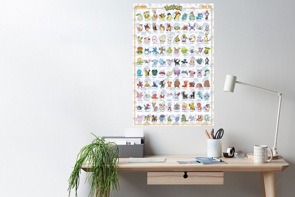 Plakát Pokemon - Johto Pokemon (92) - Smarty.cz