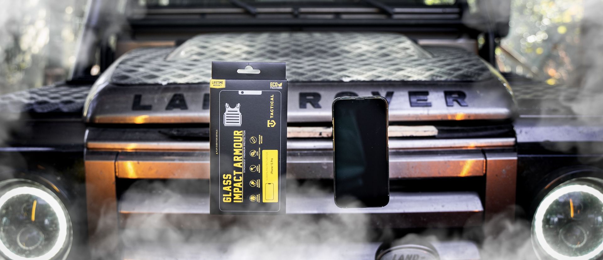 Tactical Glass Shield Privacy Stealth 5D sklo Apple iPhone 17 Pro černé ...