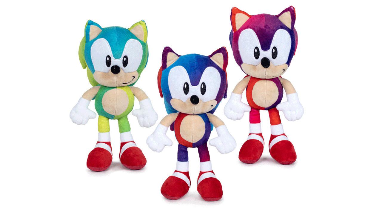 Plyšák Sonic - Sonic Gradient Design Redblue 30 cm - Smarty.sk