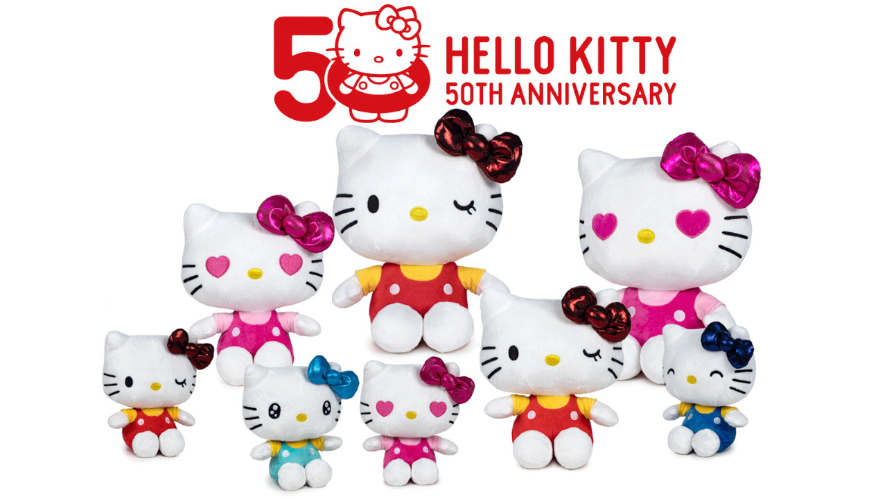 Plyšák Hello Kitty - Anniversary 32 cm ružová - Smarty.sk
