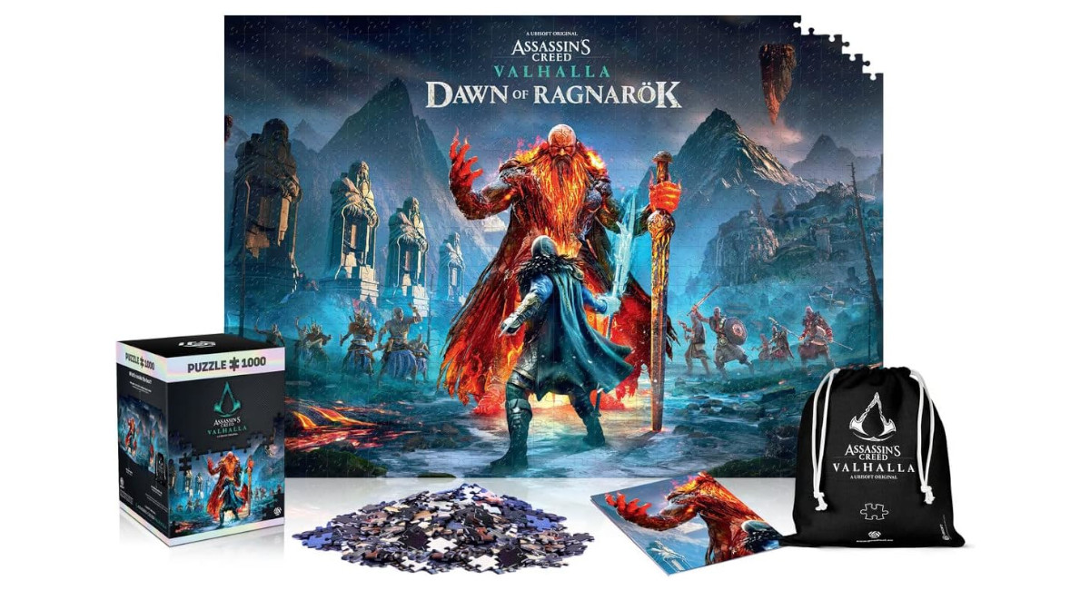 Puzzle Assassin's Creed Valhalla: Dawn of Ragnarok (1000) - Smarty.cz