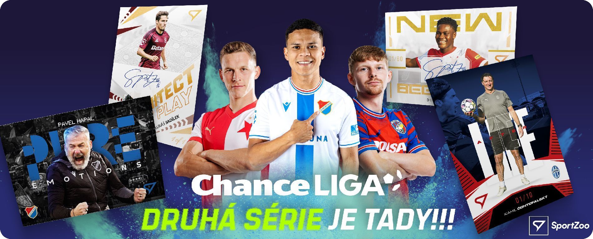 Fotbalové karty SportZoo Chance Liga 2024/2025 2. série Exclusive box ...