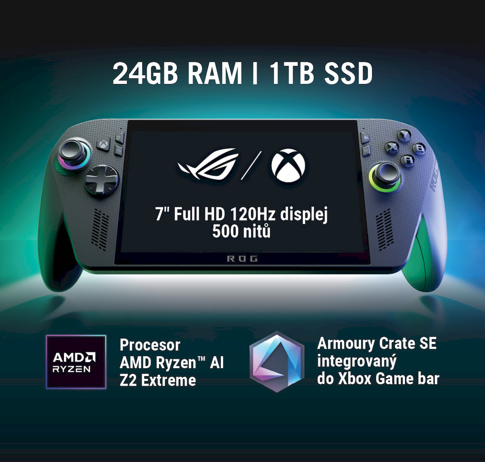 ASUS ROG Xbox Ally X Z2 Extreme černý - Smarty.cz