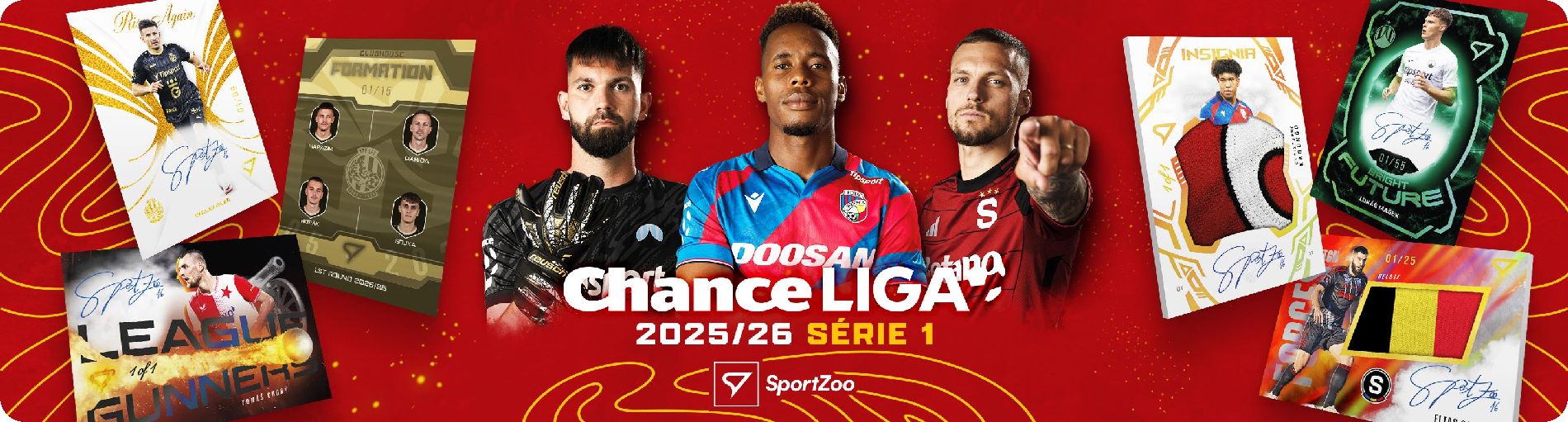 Fotbalové karty SportZoo Chance Liga 2025/26 - 1. série Deskové album ...