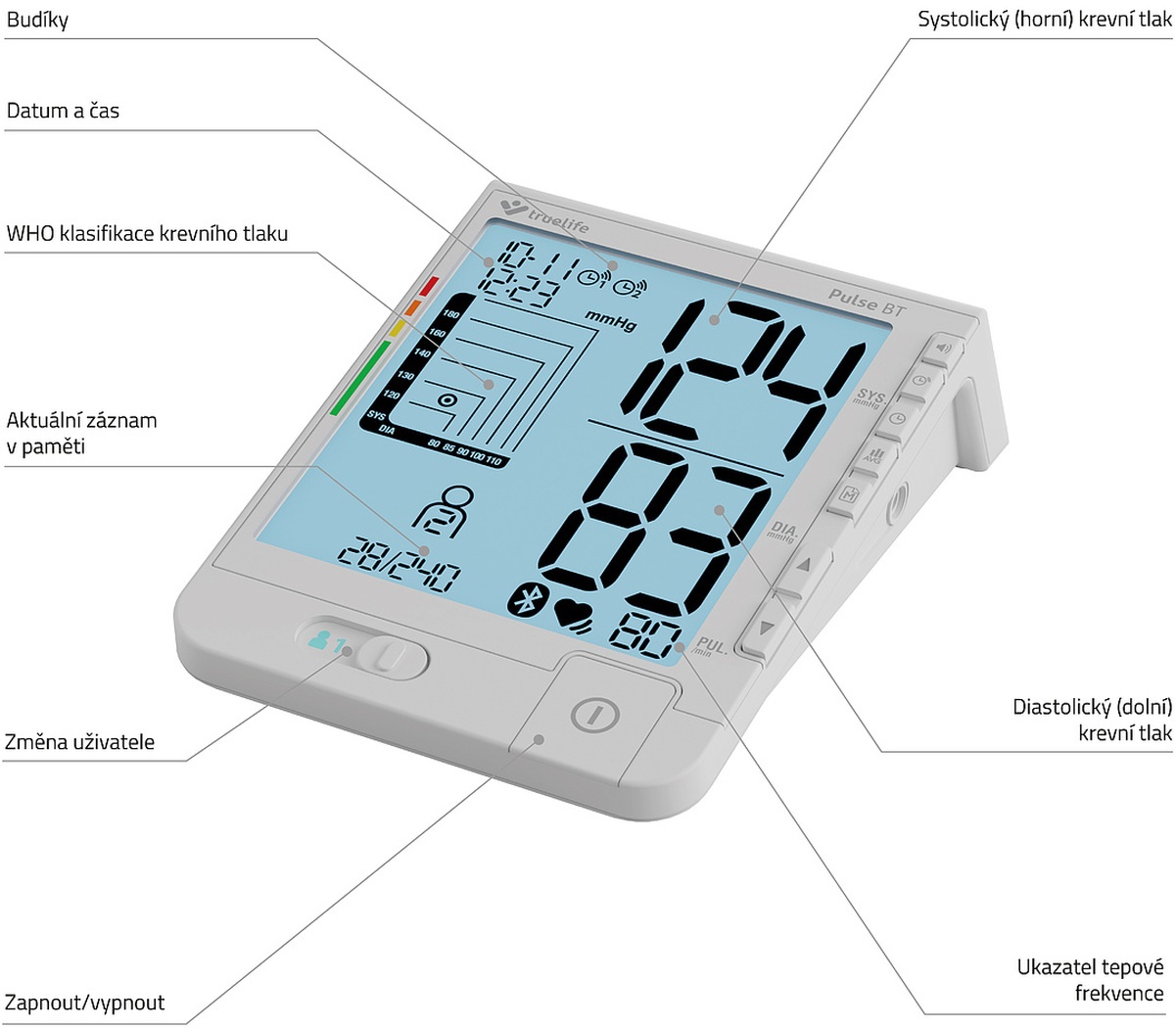 TrueLife Pulse BT tlakoměr - Smarty.cz
